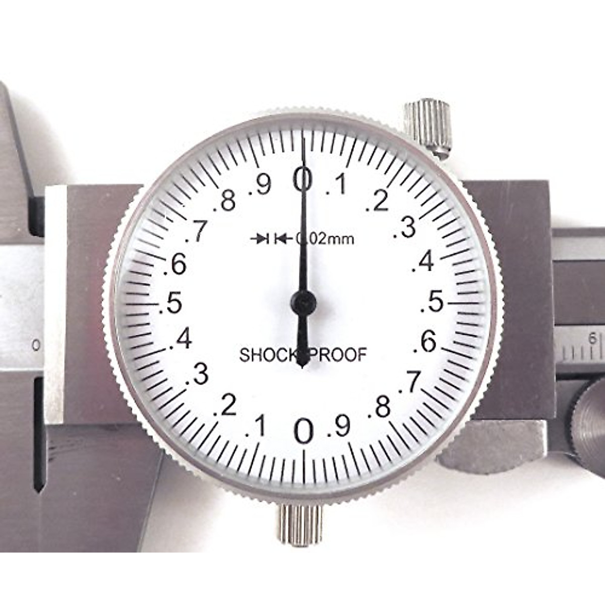 150 mm Metric Dial Calipers Accurate to 0.02 mm per 150 mm Hardened Stainless Steel for Inside, Outside, Step and Depth Measurements MDC-6