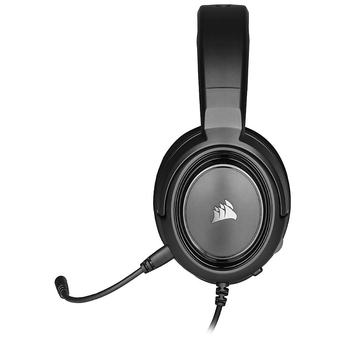 Corsair HS45-7.1 Virtual Surround Sound Gaming Headset w/USB DAC - Memory Foam Earcups - Discord Certified - Works with PC, Xbox Series X, Xbox Series S, PS5, PS4, Nintendo Switch, MacOS - Carbon