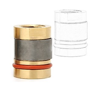 2 PCS Brass Nozzle Adapter,MIG Welding Gun Nozzle Adapter,Female Threads Connection, CNC Machining Process,Heat Resistant,,Not Easy to Come Off,for Miller M-25/M-40 Hobart