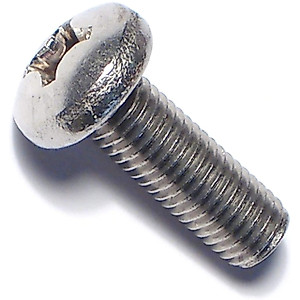 Hard-to-Find Fastener 014973200442 Phillips Pan Machine Stainless, 1/4-28 x 3/4-Inch, 10-Piece