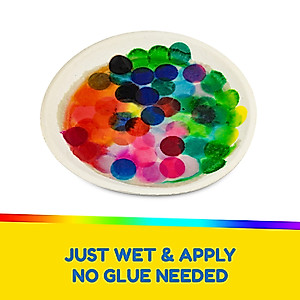 Hygloss Products Bleeding Tissue Paper Circles 2-Inch, 20 Colors, Arts & Crafts, DIY Projects, Scrapbooking, Greeting Cards, 480 Pieces