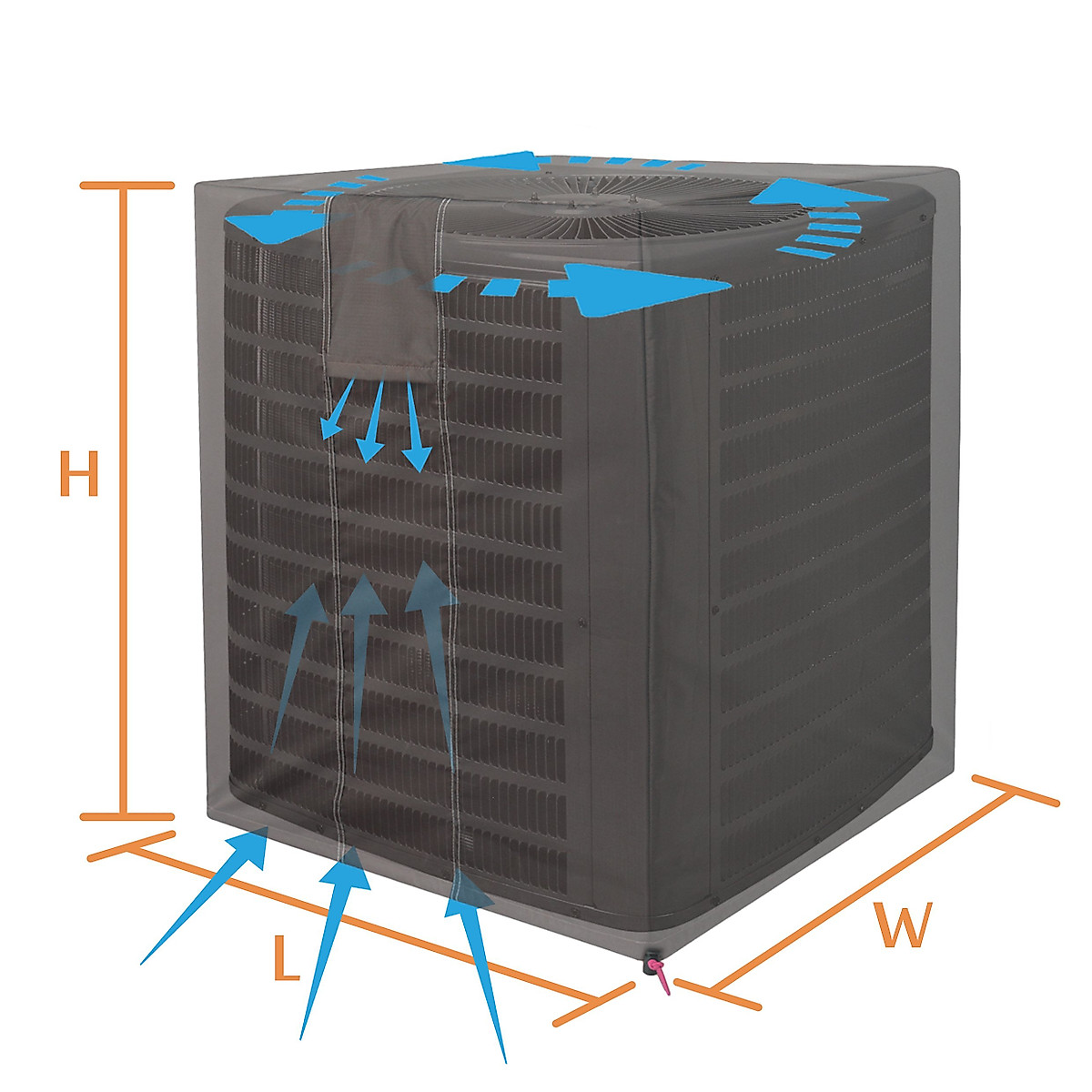Jeacent Central Air Conditioner Covers for Outside Units AC Covers 32x32x36 inches