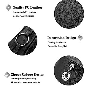 MINTEGRA Women Crossbody Bag Leather Handbag Pocketbook Lightweight Shoulder Purse