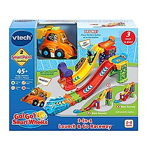 VTech Go! Go! Smart Wheels 3-in-1 Launch and Go Raceway