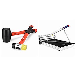 WORKPRO 13" Laminate Floor Cutter With Rubber Mallet Set