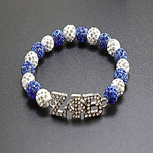 TONGXIN ZPB Sorority Paraphernalia Gift ZPB Greek Sorority Jewelry Gift for Finer Women (Bracelet1)