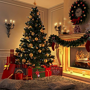 ZUIYIN 12Pcs Extra Large Christmas Gift Bags With Gift Tags, Gift Bags Reusable Shopping Bags have Santa Claus Plaid Merry Christmas ​Pattern of Gift Bag for Christmas Party, Christmas Surprise