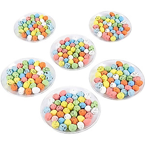 Juvale Mini Easter Eggs for Crafts, Foam Eggs for DIY Projects and Easter Decor (216 Pack)