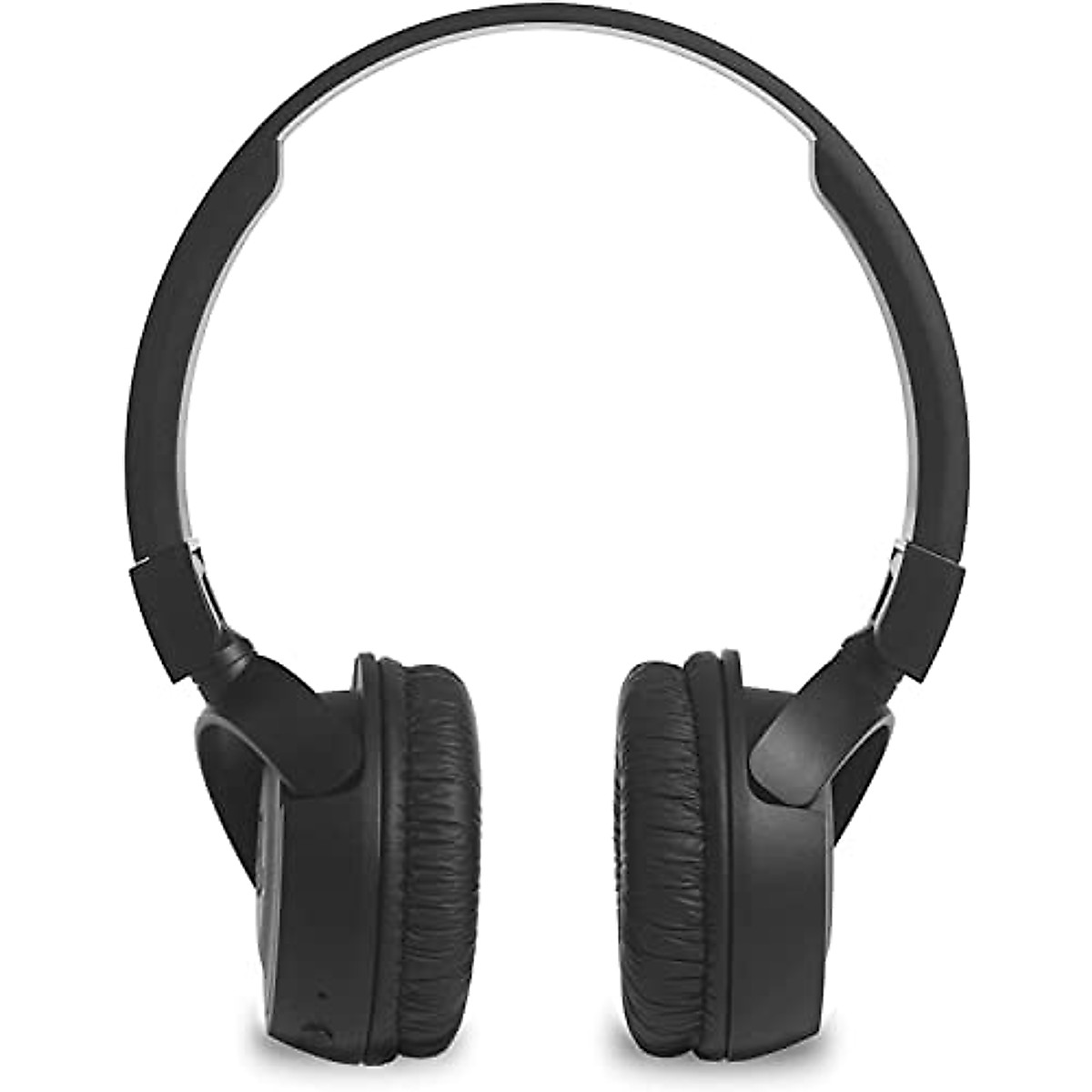 JBL T460BT - On-Ear Wireless Bluetooth Headphones, Extra Bass with 11 Hours Playtime & Mic - Includes Velvet Pouch Carrying Bag - (Black)