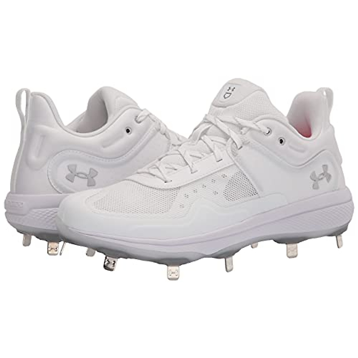 Under Armour Women's Glyde MT, White (100)/White, 8 M US