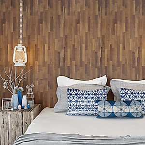 VEELIKE Large Size Butcher Block Contact Paper Peel and Stick Countertops for Kitchen 32''x354'' Removable Thick Wood Wallpaper Self Adhesive Wood Grain Contact Paper for Table Cabinets Shelf Liners