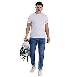 Aswuihz butterfly ink paint flowers Sling Bags Shoulder Backpack Crossbody Men Women Gym Climbing Runners Cycling Travel
