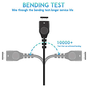 Xahpower Gameboy Advance SP Games Accessories Kit, 1 Pack Charger and 1 Pack Charge Cable and 1 Pack Battery Pack for Game Boy Advance SP Systems(GBA SP)