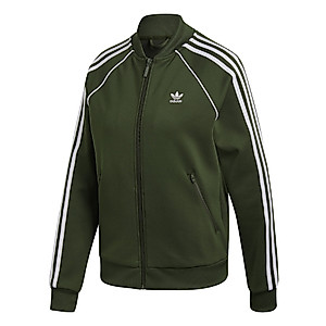 adidas Originals Women's Superstar Track Jacket, Night Cargo, S