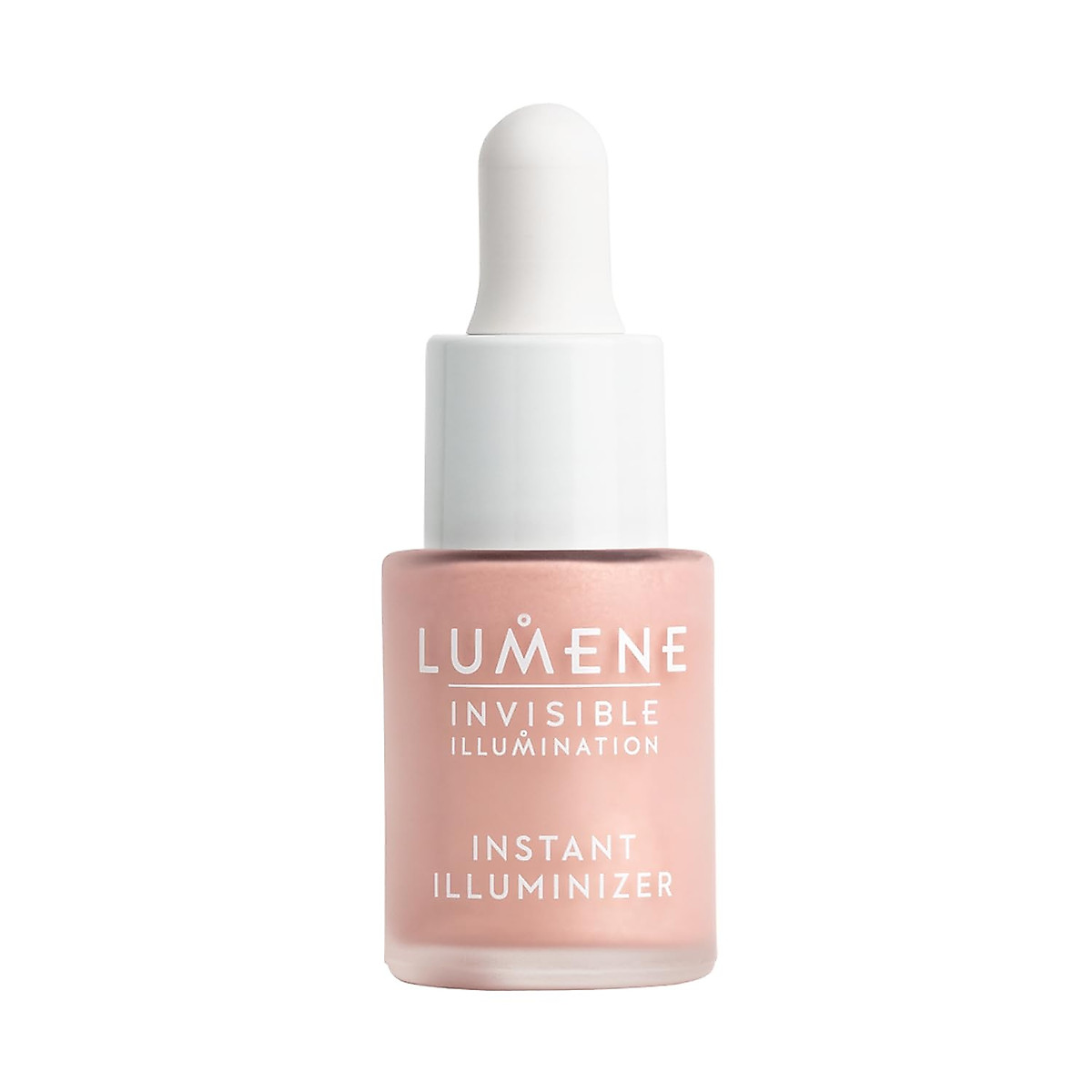 Lumene Invisible Illumination Instant Illuminizer Rosy Dawn - Lightweight Hydrating Liquid Highlighter - Glowing Skin Makeup Highlighter for a Natural Radiance - Highlight Illuminator (0.5 Fl Oz)