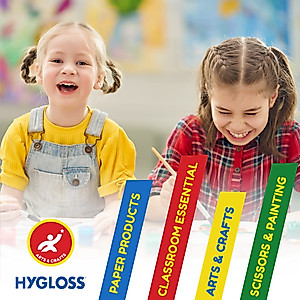 Hygloss Products Bleeding Tissue Paper Squares 1-Inch, 20 Assorted Colors for Arts & Crafts, DIY Projects, Scrapbooking, Greeting Cards, 20-Pack, 2400 Squares