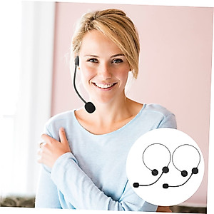 Toyvian Fake Head Singer Role Play Toys Clothing Kid Headphones Costumes for Kids headsets for Toddler 2Pcs Fake Star Headphone