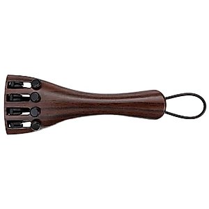 WITTNER 918131 tailpiece for full size violin (4/4 size), incl. 4 string adjuster, Made in Germany