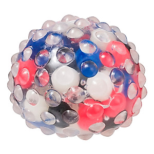 Toysmith Molecular Squish Ball, Tactile Play, Fidget Toy, Sensory Fidgets, for Boys and Girls Ages 3+