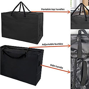 Vohunt Folding Mattress Storage Bag,Memory Foam Mattress Case Compatible with Milliard Tri Folding Mattress & for Tri-Fold Guest Bed Mattress (Up to 4'' Narrow Twin Queen Mattress)
