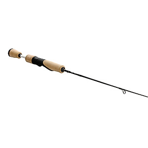 13 FISHING - Omen Ice Rod - 36" MH (Medium Heavy) - Solid Carbon Blank - Split Grip Handle - OBI-36MH-SG , Black