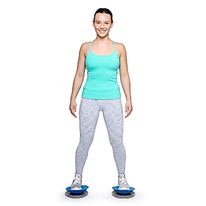 OPTP Dynamic Duo Balance & Stability Trainers (Pair) – Balance Trainer Set for Core Strength, Foot and Ankle Strengthening Equipment, Injury Recovery, Physical Therapy and Rehab Exercise