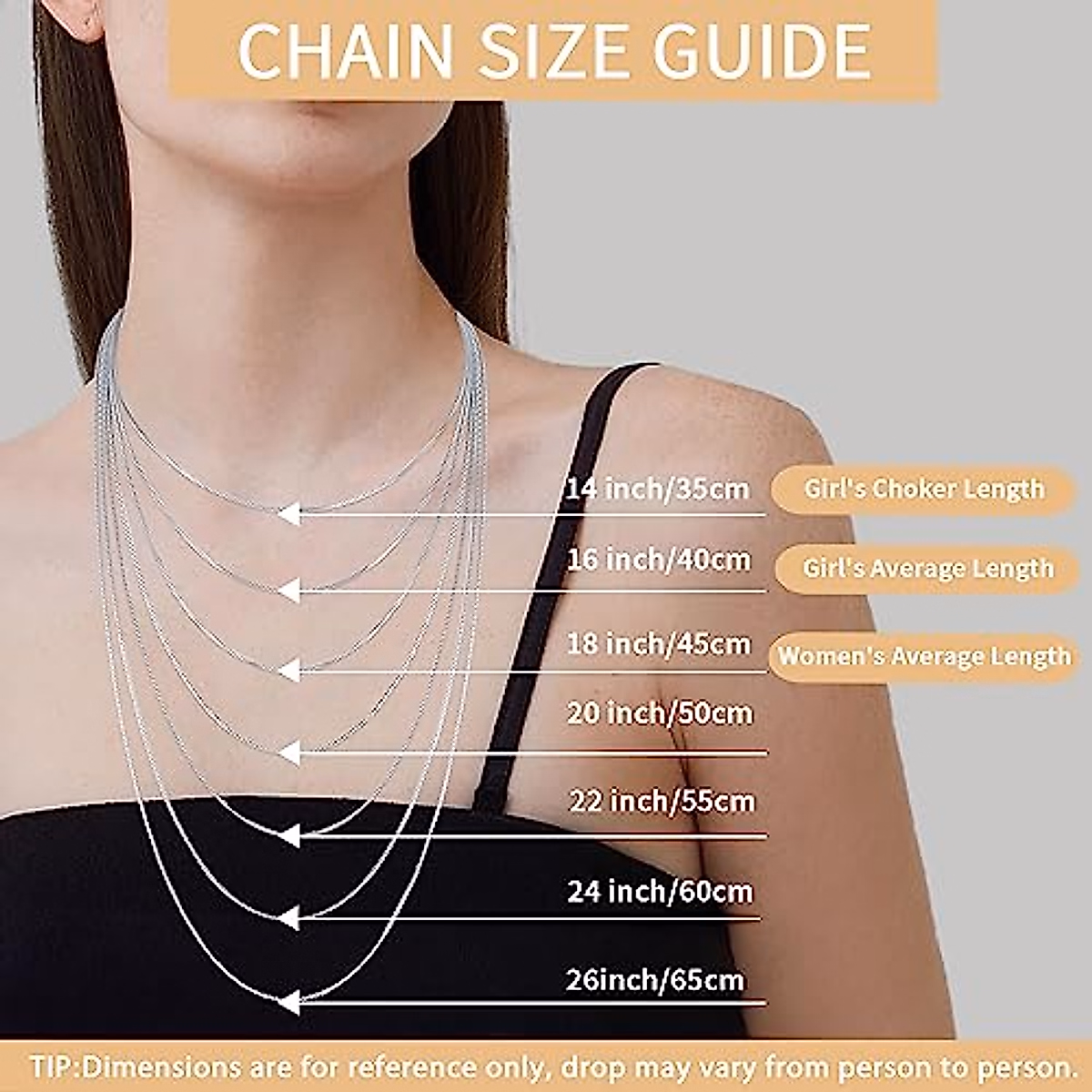 Momlovu 925 Sterling Silver Chain Necklace for Women, 1MM Box Chain Necklaces Silver Chain for Women, Thin & Sturdy Women's Chain Necklaces, 18 Inch