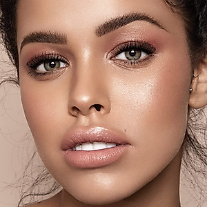 Newcally Russian Strip Lashes Mink Wispy Natural Look False Eyelashes Pack Manga Lashes D Curl Fluffy Volume Faux Mink Lashes Cat Eye Lashes Look Like Lashes Extension 14 Pairs