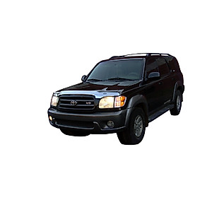 Auto Ventshade [AVS] Bugflector II / Hood Shield | High Profile | Smoke, 1 pc | 25429 | Fits 2000 - 2006 Toyota Tundra (Behind Grille), 2001 - 2004 Sequoia (Behind Grille)