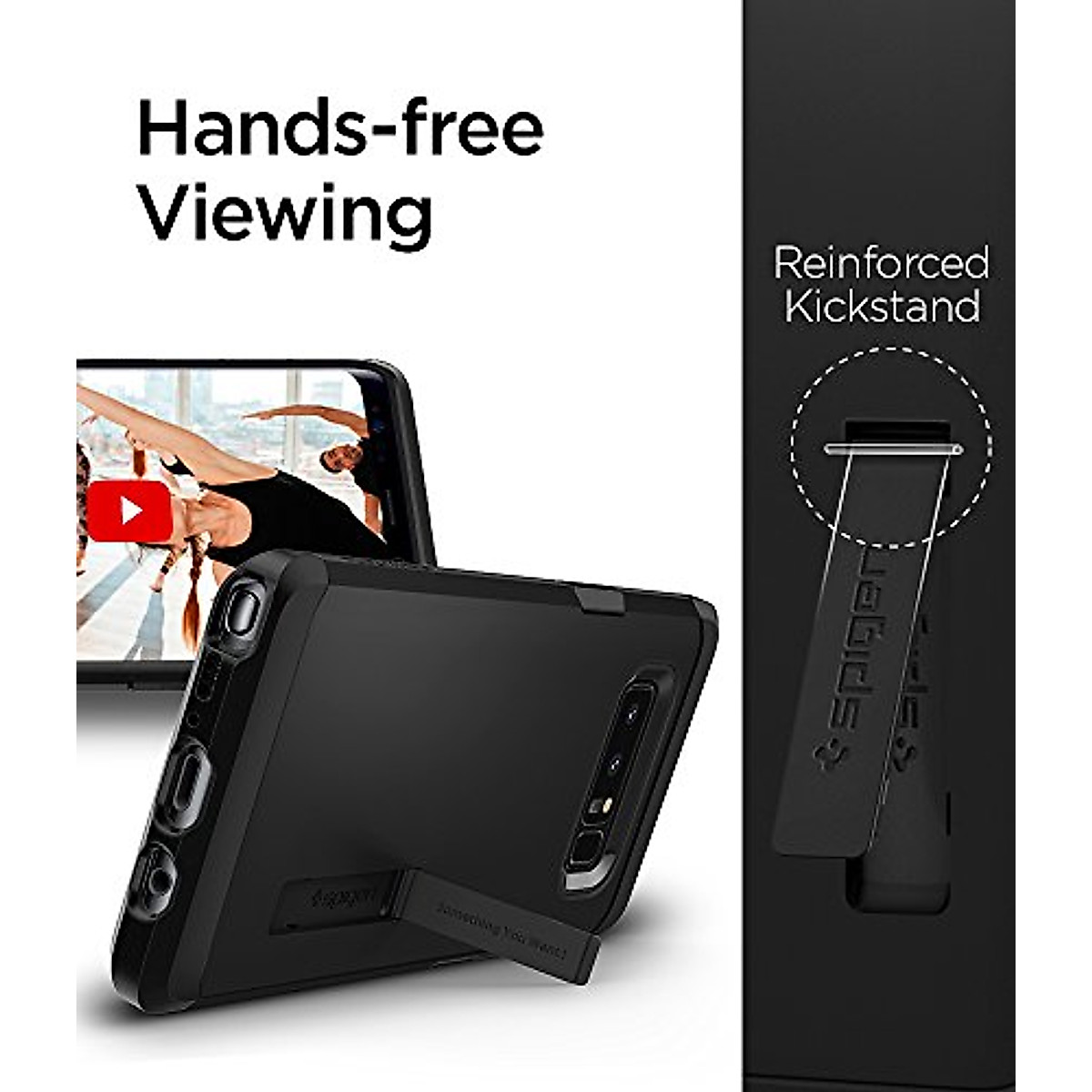 Spigen Tough Armor Designed for Samsung Galaxy Note 8 Case (2017) - Black