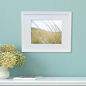 Studio Nova Picture Frame Displays 11 x 14 Photos 16 x 20 Without Mat, 16x20-Matted 11x14, White (5278448)