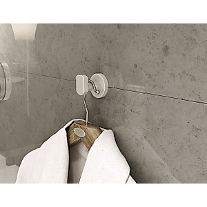 Symmons 353RH-STN Dia Wall-Mounted Robe Hook in Satin Nickel