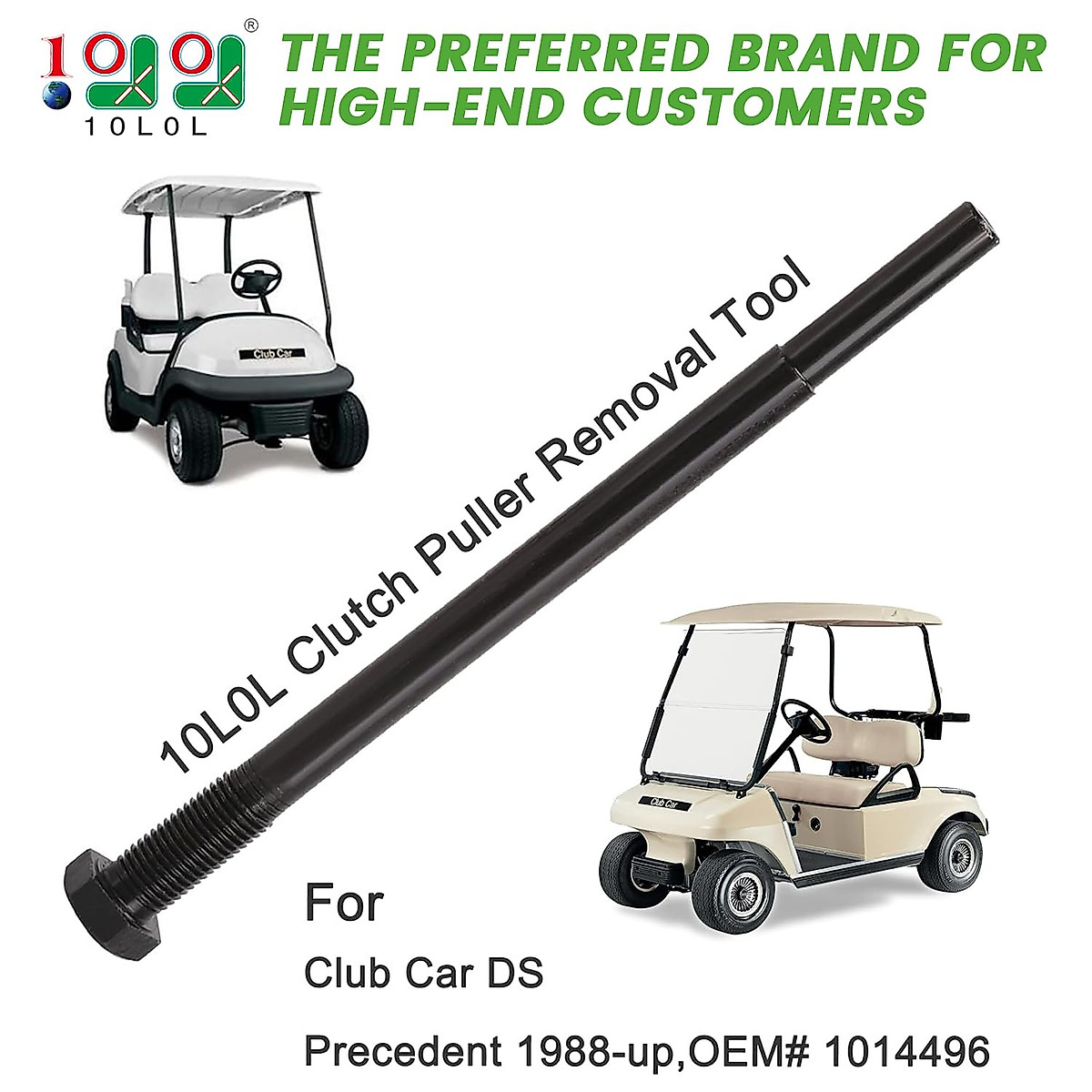 10L0L Golf Cart Primary Drive Clutch Puller Removal Tool Fit Club Car DS & Precedent 1988-up,Replace OEM# 1014496, 5707