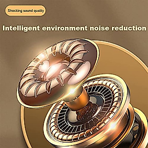 Geva K89 Wireless Earbuds, True TWS Bluetooth 5.3 Headphones Hi-Fi Premium Sound Earphones,Ipx5 Waterproof, CVC8.0 in-Ear Built-in Mic Dual-Mode in-Ear Futuristic Dynamic Style Gaming Earbuds