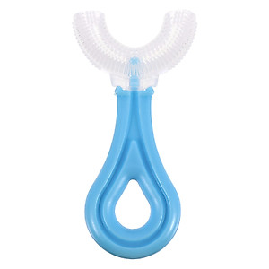 DOITOOL Healeved 1Pc U-Shape Toothbrush, Manual Toothbrush, Kids Toothbrush Teeth Cleaning Tool, U-Shaped Toothbrush for Kids