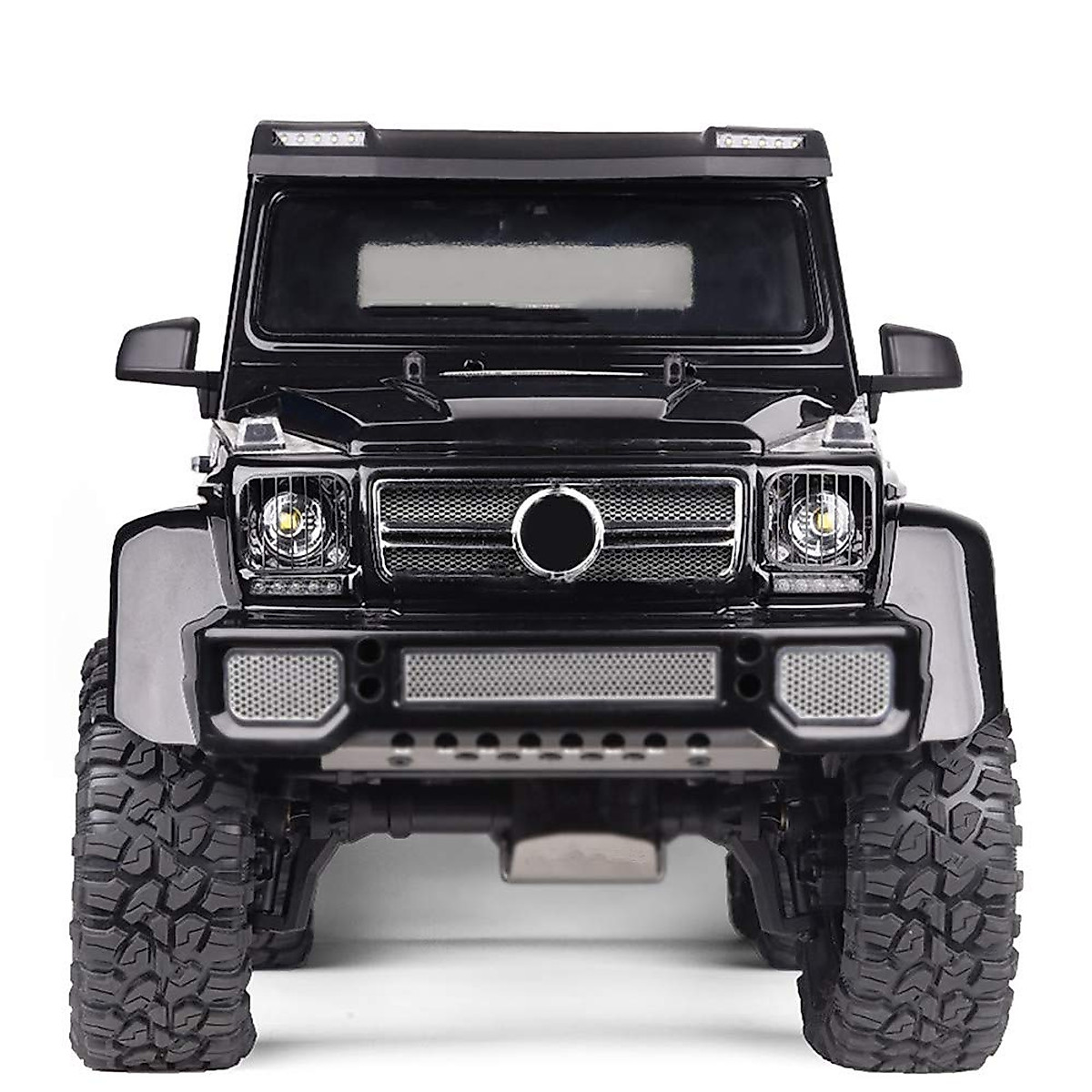 Camisin 1 Pair Metal Headlight Lampshade Grille Cover for TRX4 G500 TRX6 G63 1/10 RC Crawler Car Parts Accessories