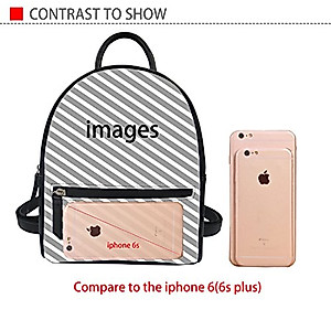 Freewander Mini Backpack Double Storage Unique Design Custom Patterns Customize Picture Photo Basics Rucksack