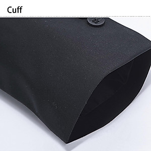 Mylldey Men's Blazers Slim Fit Business Casual Suit Men Sport Coat One Button Travel Blazer Lightweight Suit Jacket(Black-XL)