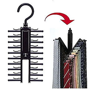 GMLSD Household Storage Rack,Rotatable Storage Rack,Portable Multi-Function Hanger F/Black/As Shown