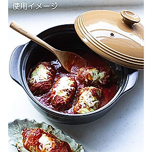 Thermatec IH Compatible Earthenware Pot, No. 9, Beige 20-4