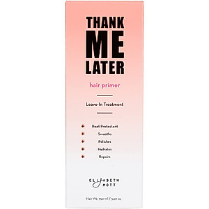 Elizabeth Mott Thank Me Later 5-in-1 Hair Primer - Leave-In Treatment for Conditioning, Strengthening & Heat Protection - Anti-Frizz, Hydrating, Shine-Boosting Formula - Vegan & Cruelty-Free, 150 mL