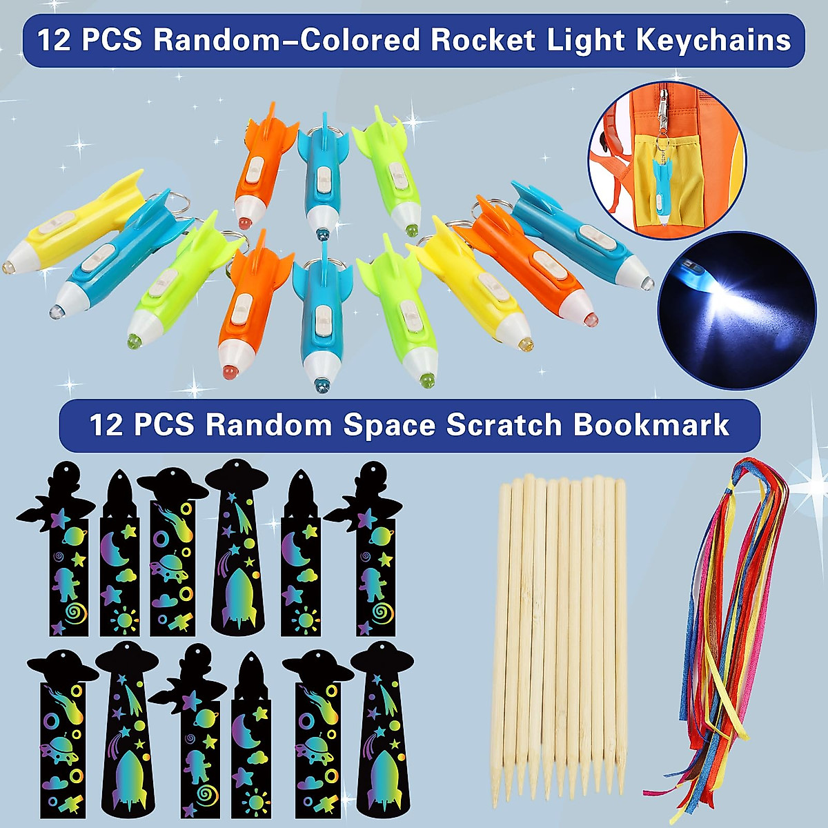 Space Party Favors, 230PCS Space Themed Birthday Party Decorations, Outer Space Party Favors Gifts Goodie Bags Stuffers, Galaxy Planet Space Birthday Party Supplies Astronaut Toys for Kids Boys Girls