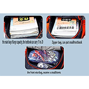 TUDERE 3D cartoon schoolbag waterproof lightweight boys and girls schoolbag red model