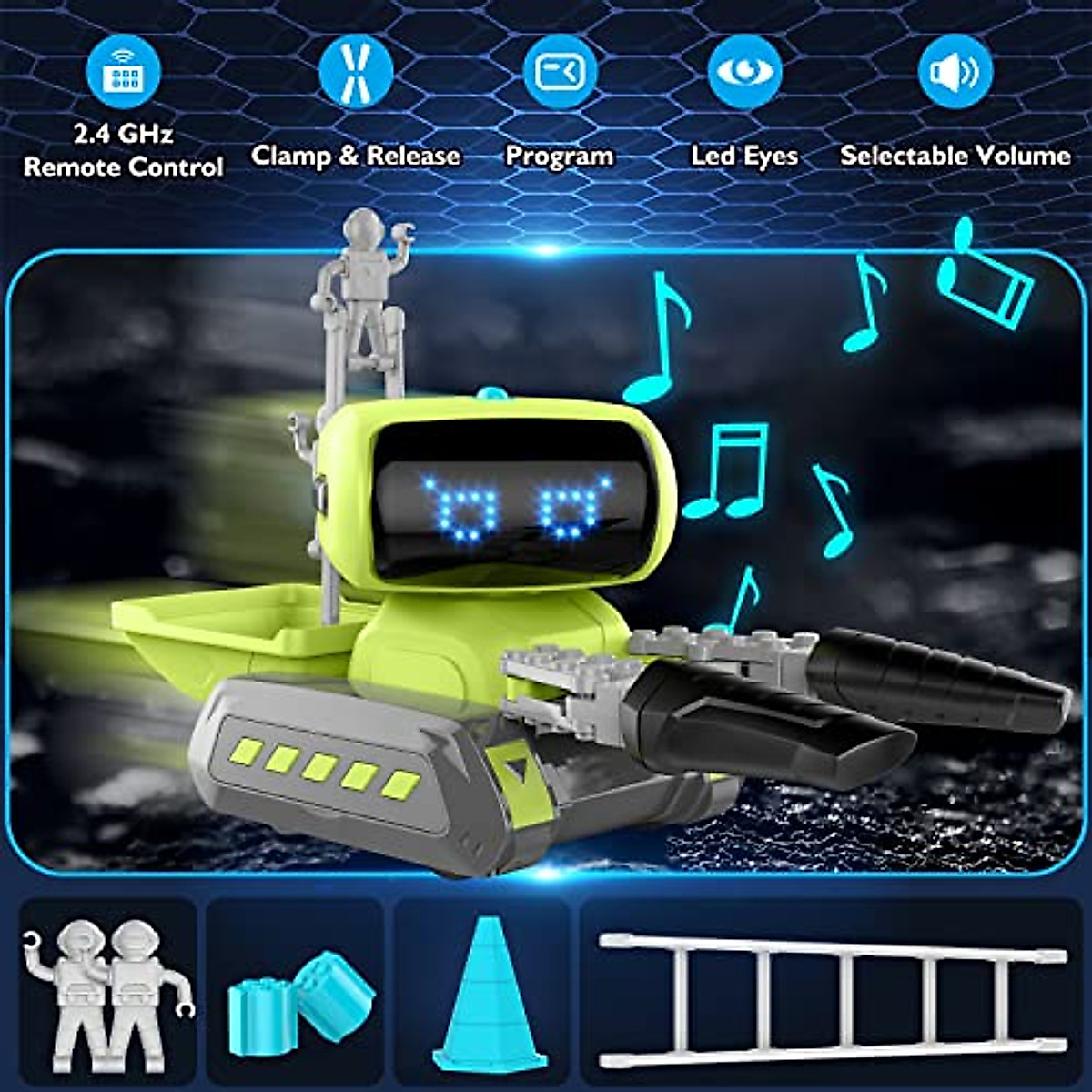 Uarzt Robot Toys for Kids 3-5 5-7 8-12, [12.5 Inch] RC Programmable Robots for Kids 3-5 6-8 8-12, Remote Control Robot, for 3 4 5 6 7 8-12 Year Old Boys Girls Kids Birthday 2022