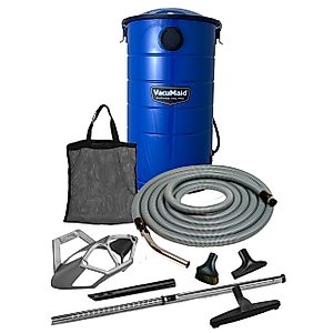 VacuMaid GV50BPRO Professional Wall Mounted Garage and Car Vacuum with 50 ft. Hose and Tools