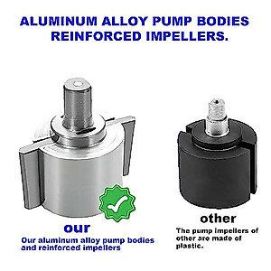 Hand Diesel Transfer Pump,55 gallon drum pump, Aluminum alloy corrosion resistant,hand pump- Fits 5 to 55 Gallon Drums