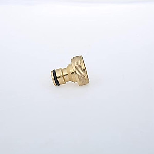 MYCENSE Brass Hose Connector,Connect and Disconnect,High Pressure Washer Adapter for Pressure Washer Garden and Watering Accessory
