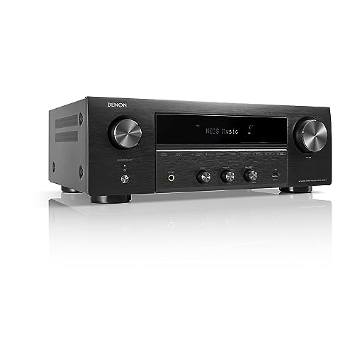 Denon Receiver DRA-900H - 2-Channel Stereo Network Receiver - 100W/Ch. Hi-Fi Amplification, Built-in HEOS, HDCP 2.3 Processing with ARC/eARC Support, Dolby Vision, HLG, Dynamic HDR