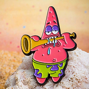 Nickelodeon Spongebob Enamel Pin | Patrick Eating a Trumpet
