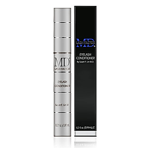 MD Lash Factor Eyelash Growth Serum| Enhances Your Natural Lashes For A Fuller, Longer & Denser Look | Eyelashs Enhancer for Women | 0.2 Fl Oz - 6 Month Supply